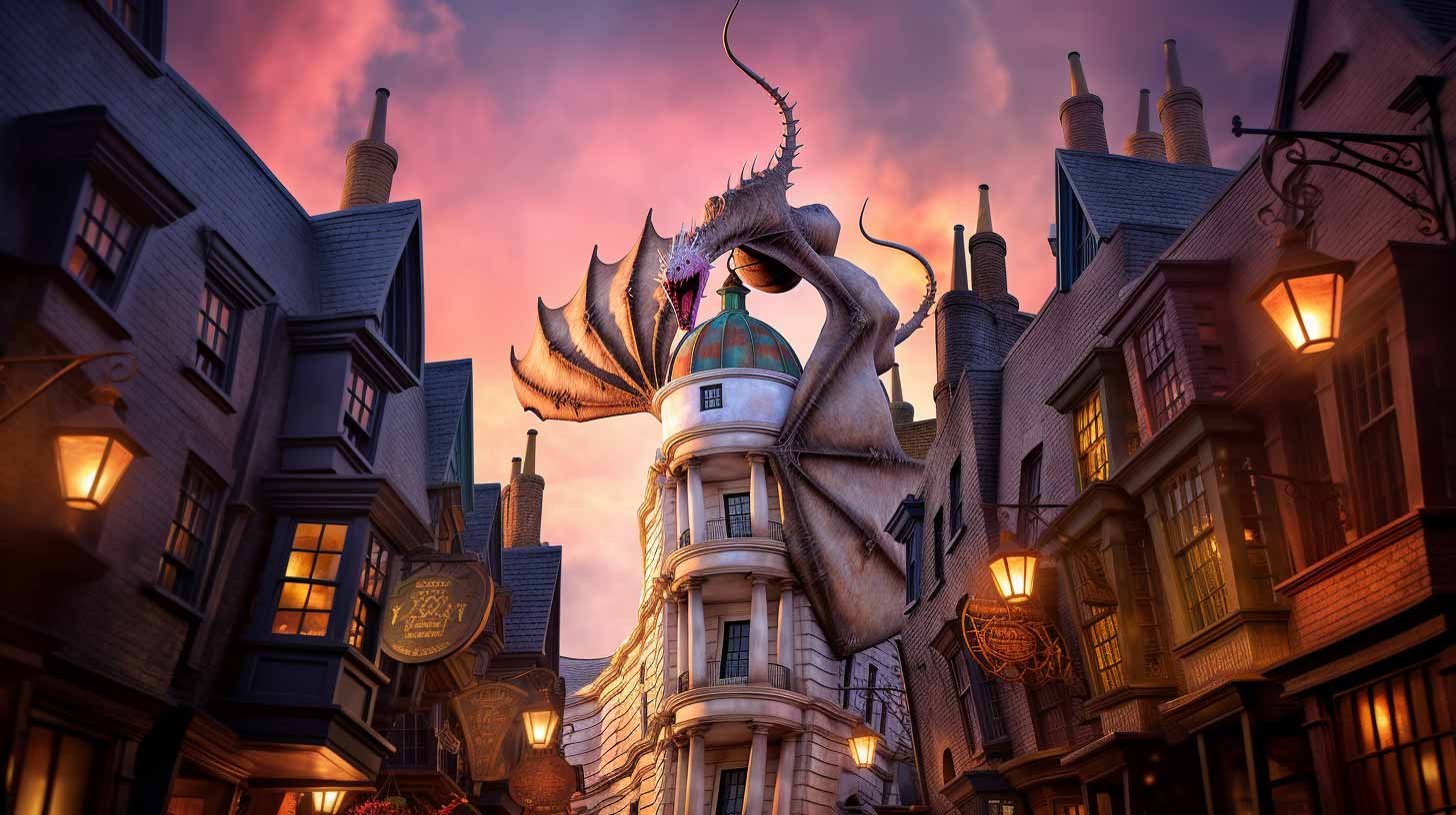 Dragon Gets Loose Over London | The Daily Prophet
